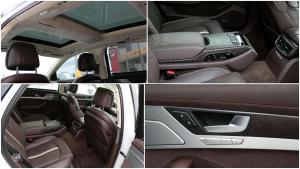 White Audi A8 2013 in Vilnius, with an engine capacity of 4.00 L and mileage of 164 thousand km for 13990 €, photo 24 on AUTOMOTO.COM.LV