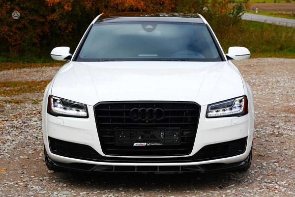 White Audi A8 2015 in Kretinga, with an engine capacity of 3.00 L and mileage of 168 thousand km for 21500 €, photo 3 on AUTOMOTO.COM.LV