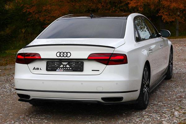 White Audi A8 2015 in Kretinga, with an engine capacity of 3.00 L and mileage of 168 thousand km for 21500 €, photo 11 on AUTOMOTO.COM.LV