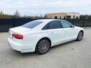 Balts Audi A8 2015 Mažeikiai, ar dzinēja tilpumu 3.99 L un nobraukumu 195 tūkst. km par 14800 €, foto 5 vietnē AUTOMOTO.COM.LV