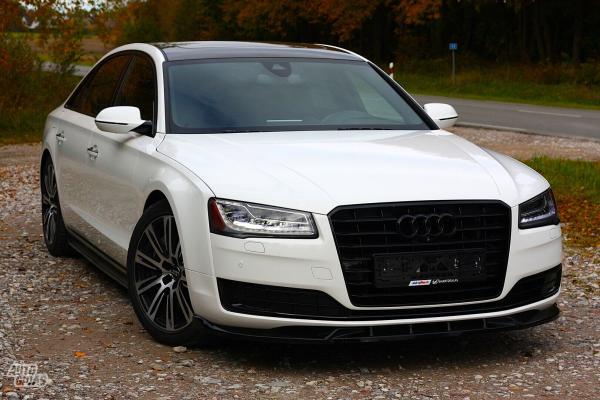 Balts Audi A8 2015 Petrikaičiai, ar dzinēja tilpumu 3.00 L un nobraukumu 168 tūkst. km par 21500 €, foto 5 vietnē AUTOMOTO.COM.LV