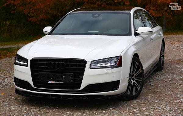 White Audi A8 2015 in Petrikaiciai, with an engine capacity of 3.00 L and mileage of 168 thousand km for 21300 €, photo 2 on AUTOMOTO.COM.LV
