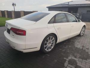White Audi A8 2015 in Taurage, with an engine capacity of 3.00 L and mileage of 234 thousand km for 8200 €, photo 3 on AUTOMOTO.COM.LV