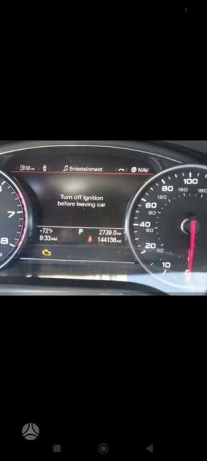 White Audi A8 2015 in Taurage, with an engine capacity of 3.00 L and mileage of 234 thousand km for 8200 €, photo 9 on AUTOMOTO.COM.LV