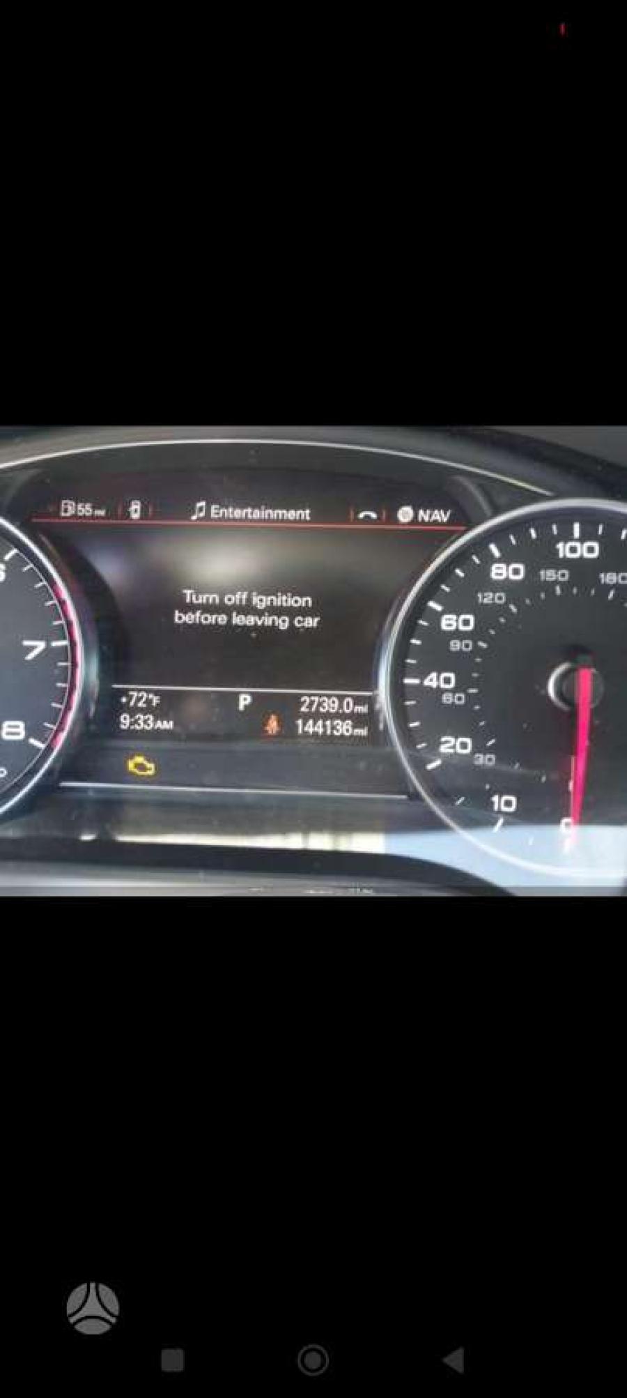 White Audi A8 2015 in Taurage, with an engine capacity of 3.00 L and mileage of 234 thousand km for 8200 €, photo 9 on AUTOMOTO.COM.LV