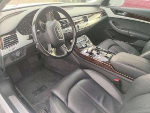White Audi A8 2015 in Taurage, with an engine capacity of 3.00 L and mileage of 234 thousand km for 8200 €, photo 15 on AUTOMOTO.COM.LV