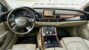 White Audi A8 2016 in Riga, with an engine capacity of 3.00 L and mileage of 189 thousand km for 22590 €, photo 11 on AUTOMOTO.COM.LV