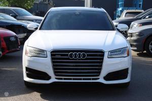 Balts Audi A8 2017 Viļņa, ar dzinēja tilpumu 3.00 L un nobraukumu 100 tūkst. km par 17400 €, foto  vietnē AUTOMOTO.COM.LV
