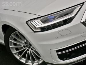 White Audi A8 2018 in Riga, with an engine capacity of 3.00 L and mileage of 83 thousand km for 45555 €, photo 11 on AUTOMOTO.COM.LV