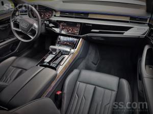 White Audi A8 2018 in Riga, with an engine capacity of 3.00 L and mileage of 83 thousand km for 45555 €, photo 13 on AUTOMOTO.COM.LV