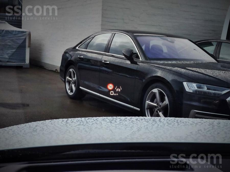 White Audi A8 2018 in Riga, with an engine capacity of 3.00 L and mileage of 83 thousand km for 45555 €, photo 23 on AUTOMOTO.COM.LV
