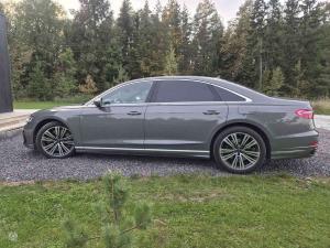 White Audi A8 2023 in Tallinn, with an engine capacity of 3.00 L and mileage of 130 thousand km for 59000 €, photo 4 on AUTOMOTO.COM.LV