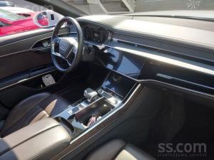 White Audi A8 2023 in Riga, with an engine capacity of 3.00 L and mileage of 139 thousand km for 48888 €, photo 6 on AUTOMOTO.COM.LV