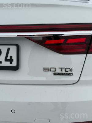 Balts Audi A8 2024 Liepāja, ar dzinēja tilpumu 3.00 L un nobraukumu 52 tūkst. km par 70000 €, foto 5 vietnē AUTOMOTO.COM.LV