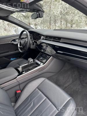 Balts Audi A8 2024 Liepāja, ar dzinēja tilpumu 3.00 L un nobraukumu 52 tūkst. km par 70000 €, foto 7 vietnē AUTOMOTO.COM.LV