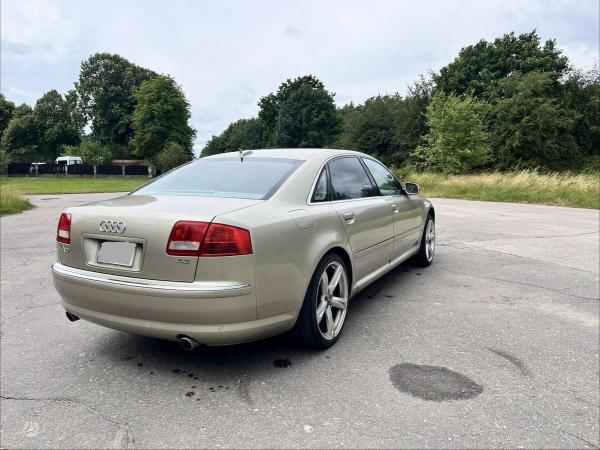 Yellow Audi A8 2005 in Kaunas, with an engine capacity of 4.17 L and mileage of 400 thousand km for 4500 €, photo 6 on AUTOMOTO.COM.LV
