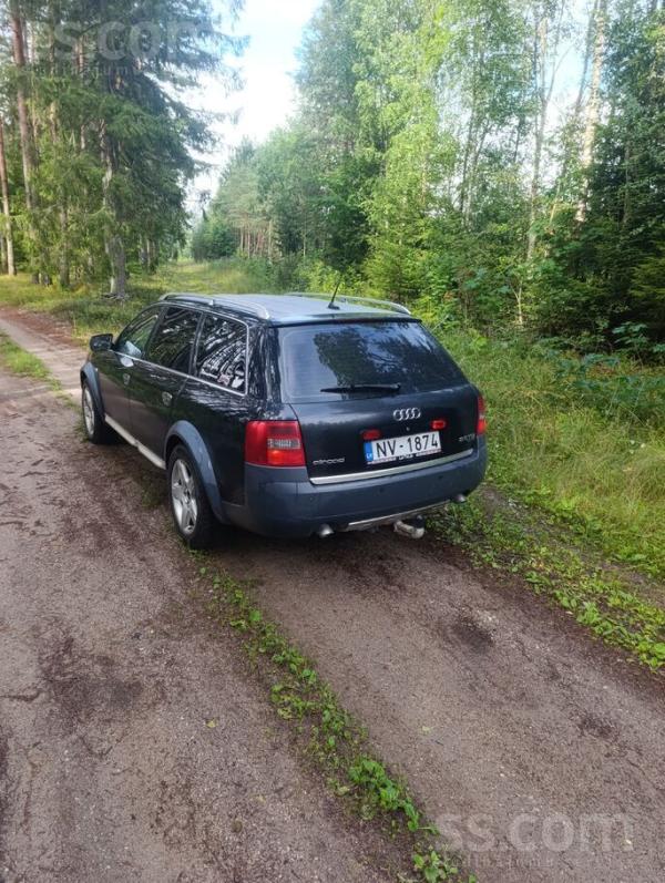 Black Audi Allroad 2004 in Limbazi, with an engine capacity of 2.50 L and mileage of 403 thousand km for 1800 €, photo 2 on AUTOMOTO.COM.LV