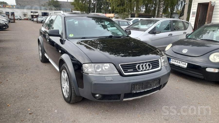 Black Audi Allroad 2000 in Riga, with an engine capacity of 2.50 L and mileage of 282 thousand km for 2600 €, photo 3 on AUTOMOTO.COM.LV