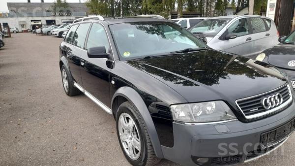 Audi Allroad 2000 in Riga on AUTOMOTO.COM.LV Black Audi Allroad 2000 in Riga, with an engine capacity of 2.50 L and mileage of 282 thousand km for 2600 €, photo 4 on AUTOMOTO.COM.LV