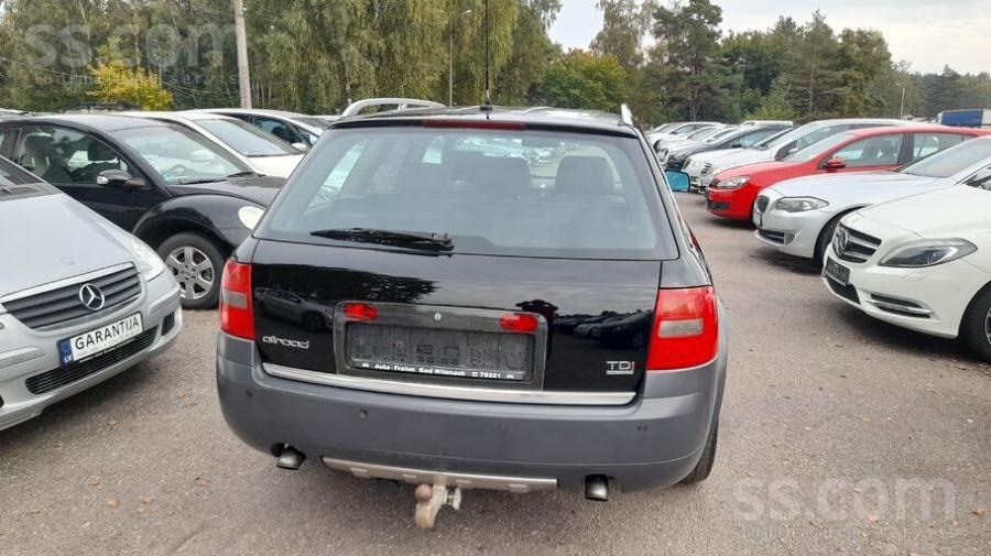 Black Audi Allroad 2000 in Riga, with an engine capacity of 2.50 L and mileage of 282 thousand km for 2600 €, photo 7 on AUTOMOTO.COM.LV