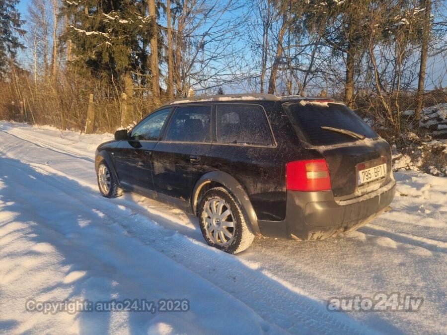 Melns Audi Allroad 2001 Tartu, ar dzinēja tilpumu 2.50 L un nobraukumu 0 tūkst. km par 1400 €, foto 4 vietnē AUTOMOTO.COM.LV