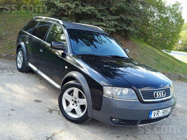 Melns Audi Allroad 2001 Tukums, ar dzinēja tilpumu 2.50 L un nobraukumu 381 tūkst. km par 2990 €, foto 1 vietnē AUTOMOTO.COM.LV