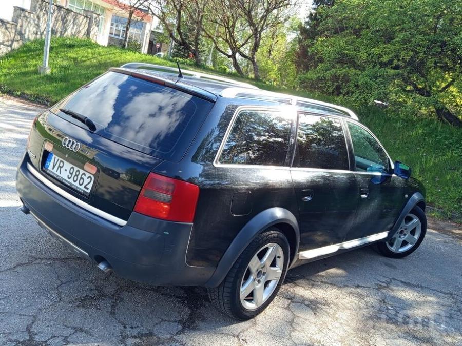 Черный Ауди Олроуд 2001 в Тукумс, объемом двигателя 2.50 л и пробегом 381 тыс. км за 2990 €, фото 4 на AUTOMOTO.COM.LV
