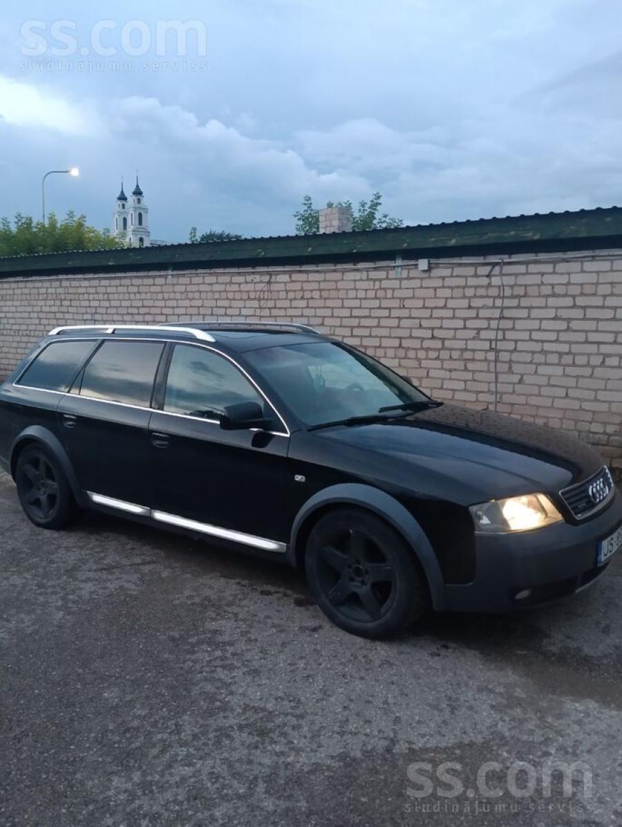 Melns Audi Allroad 2003 Ludza, ar dzinēja tilpumu 2.50 L un nobraukumu 402 tūkst. km par 1800 €, foto 1 vietnē AUTOMOTO.COM.LV