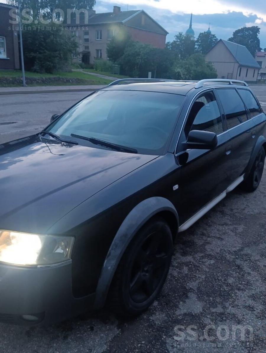 Melns Audi Allroad 2003 Ludza, ar dzinēja tilpumu 2.50 L un nobraukumu 402 tūkst. km par 1800 €, foto 3 vietnē AUTOMOTO.COM.LV