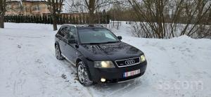 Melns Audi Allroad 2003 Rīga, ar dzinēja tilpumu 2.50 L un nobraukumu 348 tūkst. km par 3100 €, foto  vietnē AUTOMOTO.COM.LV