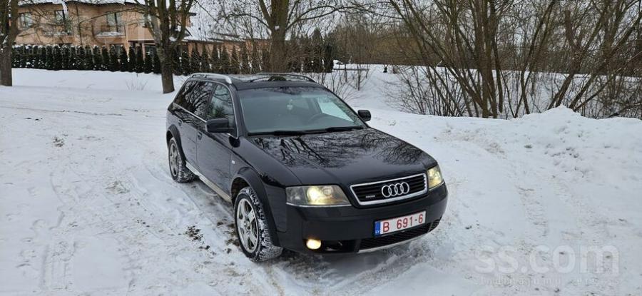 Melns Audi Allroad 2003 Rīga, ar dzinēja tilpumu 2.50 L un nobraukumu 348 tūkst. km par 3100 €, foto 1 vietnē AUTOMOTO.COM.LV