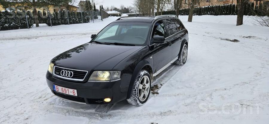 Melns Audi Allroad 2003 Rīga, ar dzinēja tilpumu 2.50 L un nobraukumu 348 tūkst. km par 3100 €, foto 3 vietnē AUTOMOTO.COM.LV
