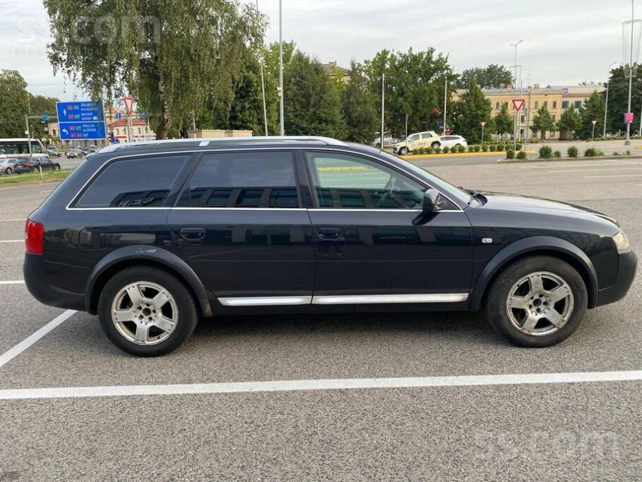 Black Audi Allroad 2003 in Riga, with an engine capacity of 2.50 L and mileage of 356 thousand km for 2000 €, photo 3 on AUTOMOTO.COM.LV