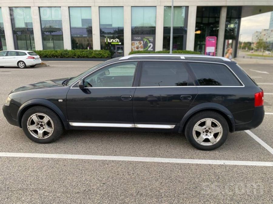 Black Audi Allroad 2003 in Riga, with an engine capacity of 2.50 L and mileage of 356 thousand km for 2000 €, photo 6 on AUTOMOTO.COM.LV
