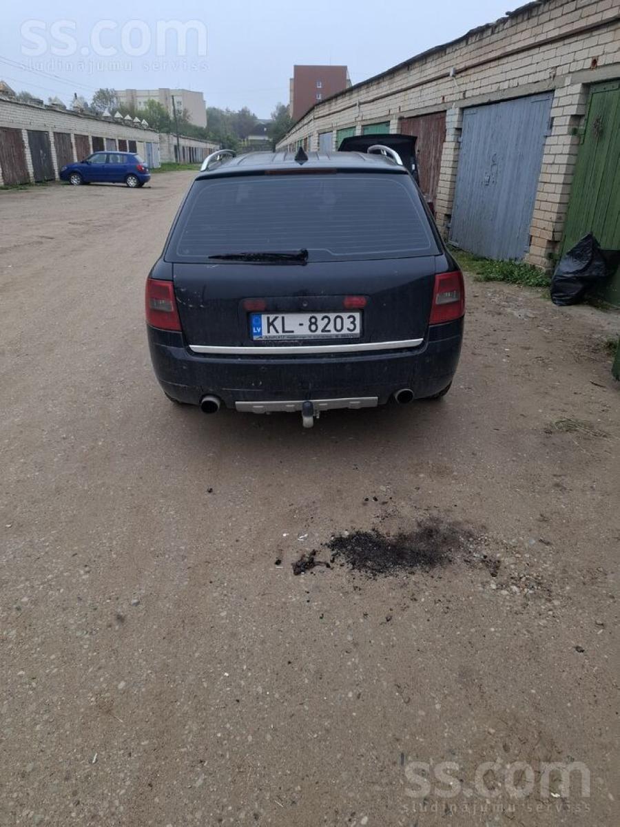 Black Audi Allroad 2003 in Tukums, with an engine capacity of 2.50 L and mileage of 412 thousand km for 800 €, photo 4 on AUTOMOTO.COM.LV