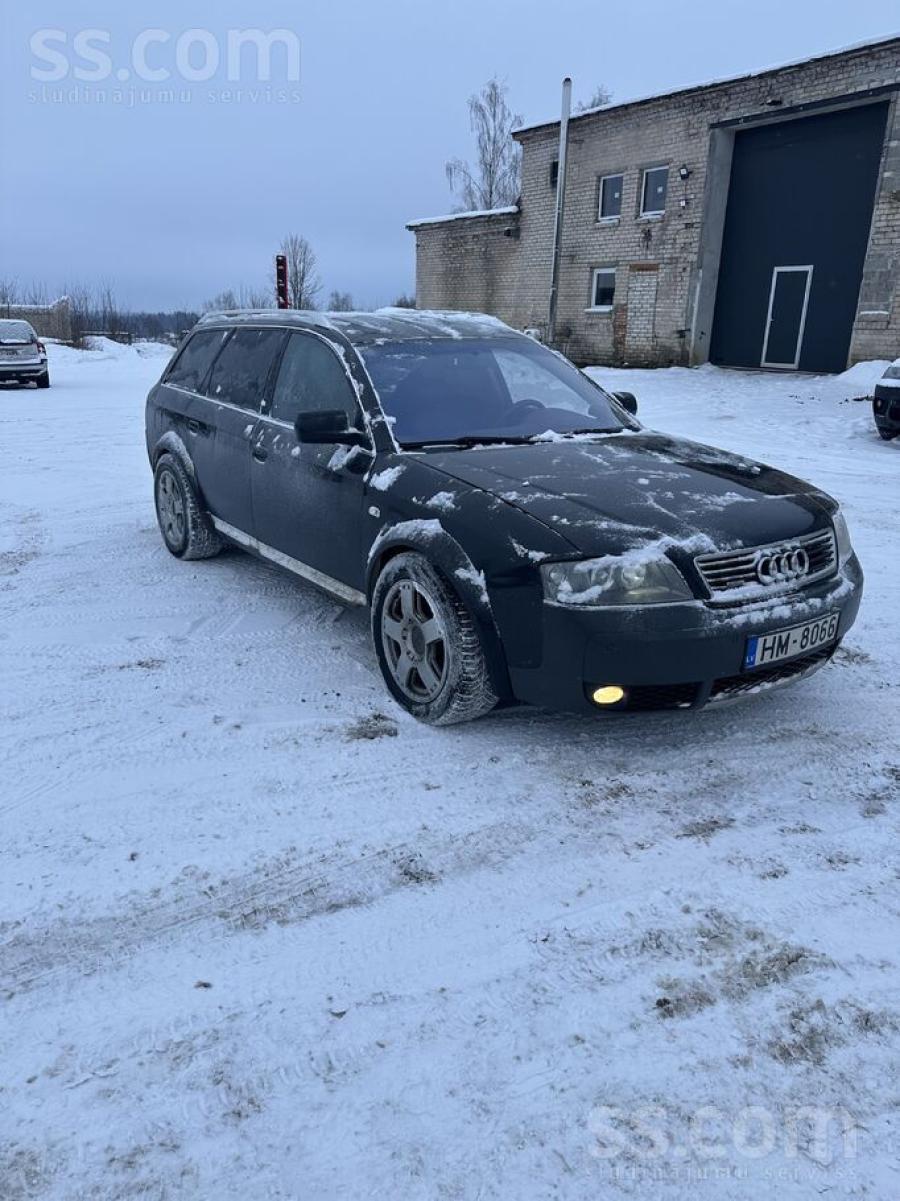 Melns Audi Allroad 2004 Madona, ar dzinēja tilpumu 2.70 L un nobraukumu 366 tūkst. km par 5000 €, foto 3 vietnē AUTOMOTO.COM.LV