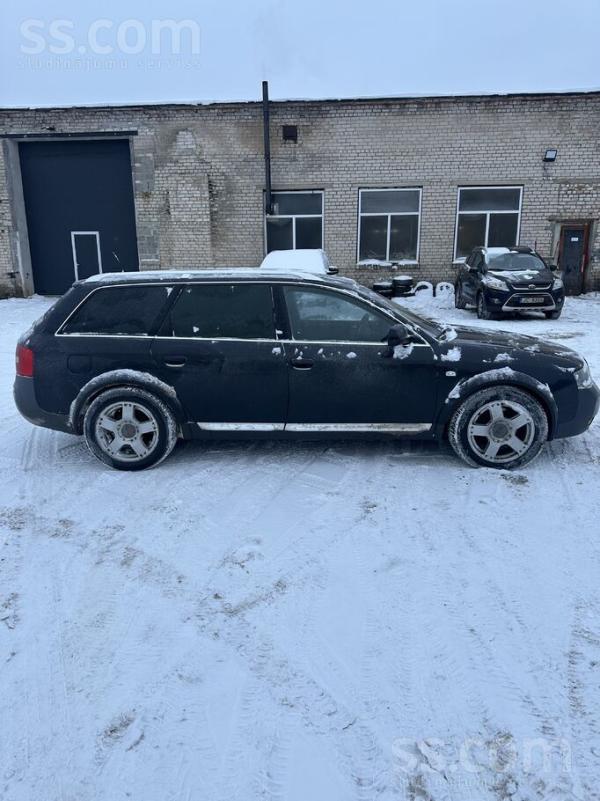 Black Audi Allroad 2004 in Madona, with an engine capacity of 2.70 L and mileage of 366 thousand km for 5000 €, photo 4 on AUTOMOTO.COM.LV