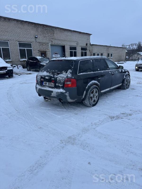 Black Audi Allroad 2004 in Madona, with an engine capacity of 2.70 L and mileage of 366 thousand km for 5000 €, photo 5 on AUTOMOTO.COM.LV