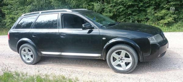 Melns Audi Allroad 2004 Viļņa, ar dzinēja tilpumu 2.50 L un nobraukumu 380 tūkst. km par 1799 €, foto 4 vietnē AUTOMOTO.COM.LV