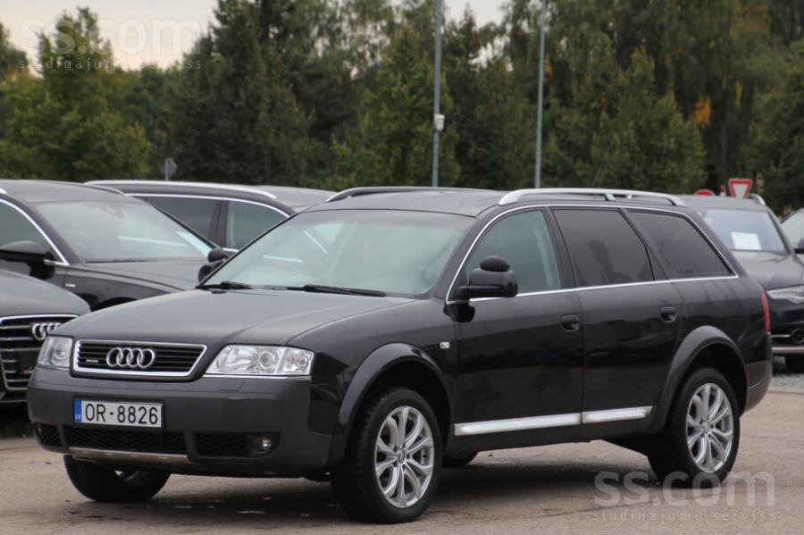 Melns Audi Allroad 2004 Tukums, ar dzinēja tilpumu 2.50 L un nobraukumu 389 tūkst. km par 1300 €, foto 1 vietnē AUTOMOTO.COM.LV