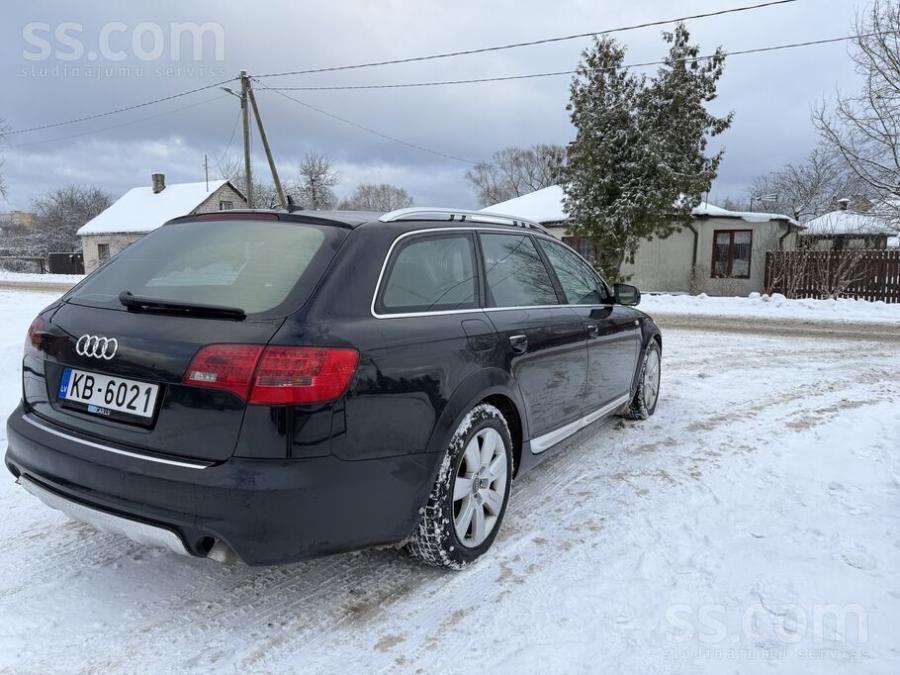 Black Audi Allroad 2006 in Ventspils, with an engine capacity of 3.00 L and mileage of 430 thousand km for 4200 €, photo 4 on AUTOMOTO.COM.LV