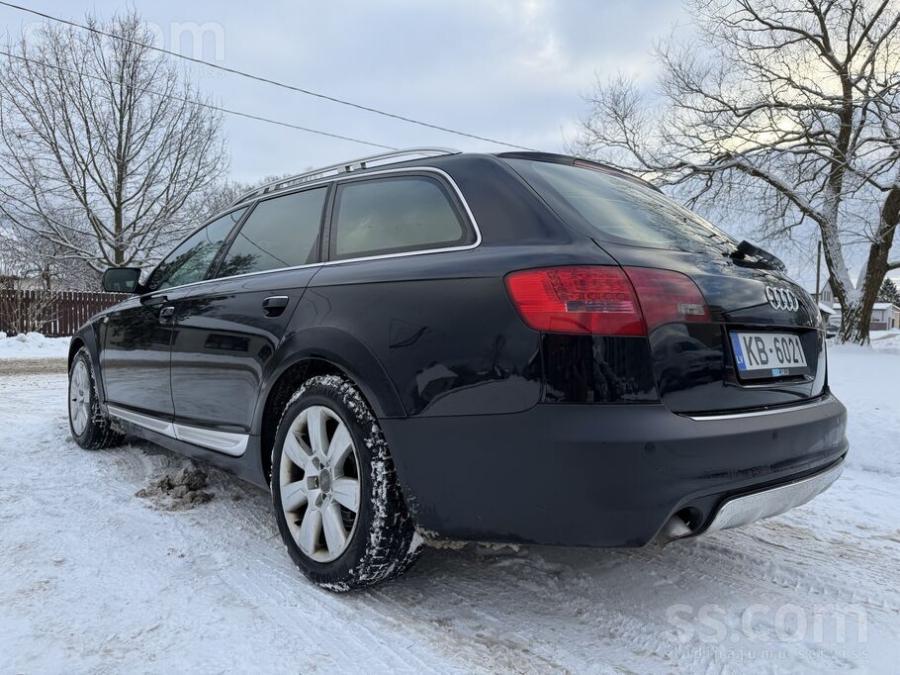 Black Audi Allroad 2006 in Ventspils, with an engine capacity of 3.00 L and mileage of 430 thousand km for 4200 €, photo 6 on AUTOMOTO.COM.LV