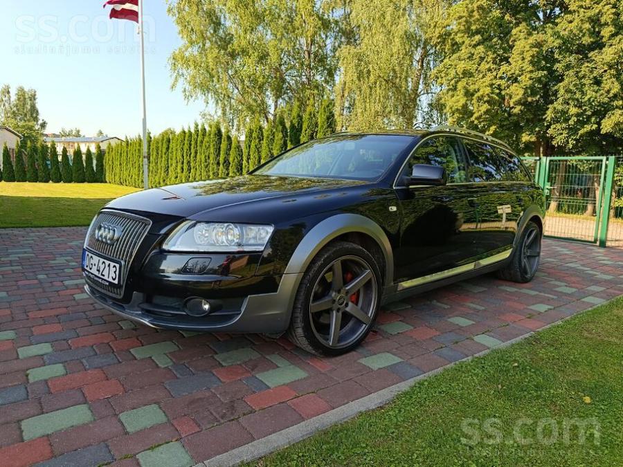 Melns Audi Allroad 2006 Bauska, ar dzinēja tilpumu 3.00 L un nobraukumu 277 tūkst. km par 5200 €, foto 3 vietnē AUTOMOTO.COM.LV