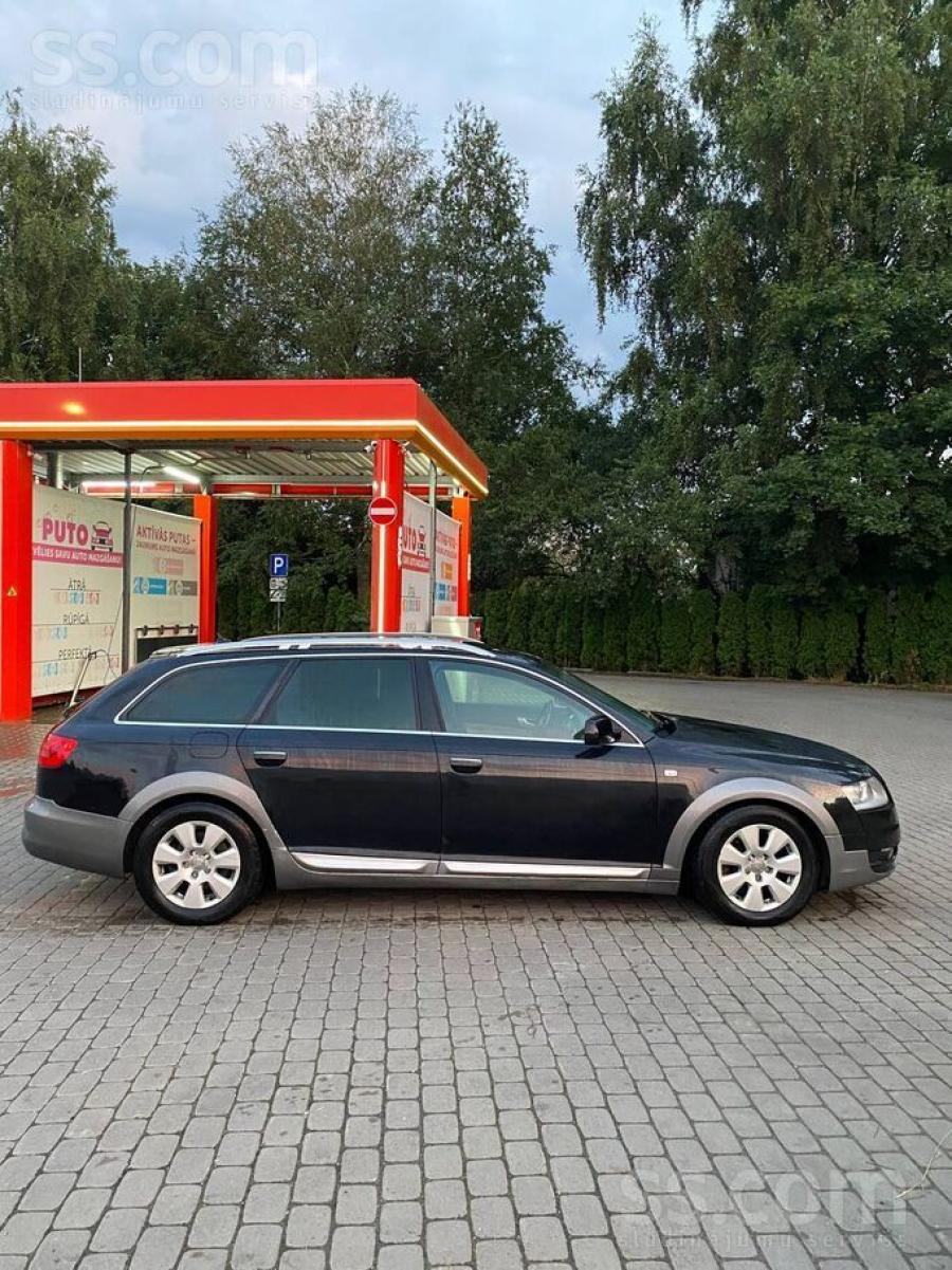 Black Audi Allroad 2007 in Riga, with an engine capacity of 2.70 L and mileage of 333 thousand km for 3490 €, photo 4 on AUTOMOTO.COM.LV
