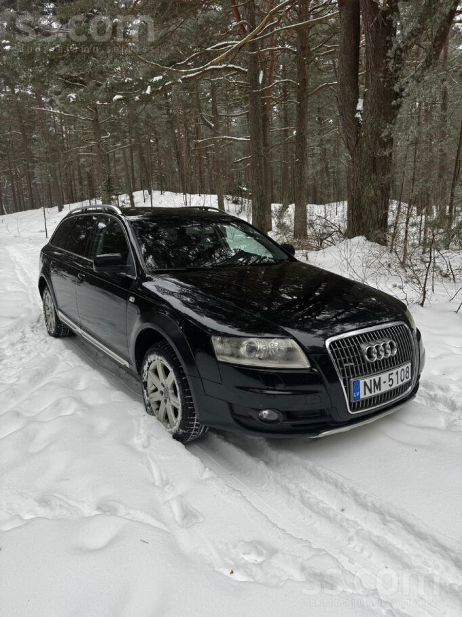 Melns Audi Allroad 2007 Ventspils, ar dzinēja tilpumu 3.00 L un nobraukumu 341 tūkst. km par 4400 €, foto 1 vietnē AUTOMOTO.COM.LV