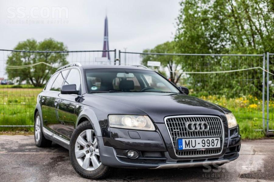 Black Audi Allroad 2007 in Riga, with an engine capacity of 3.00 L and mileage of 407 thousand km for 4490 €, photo 3 on AUTOMOTO.COM.LV