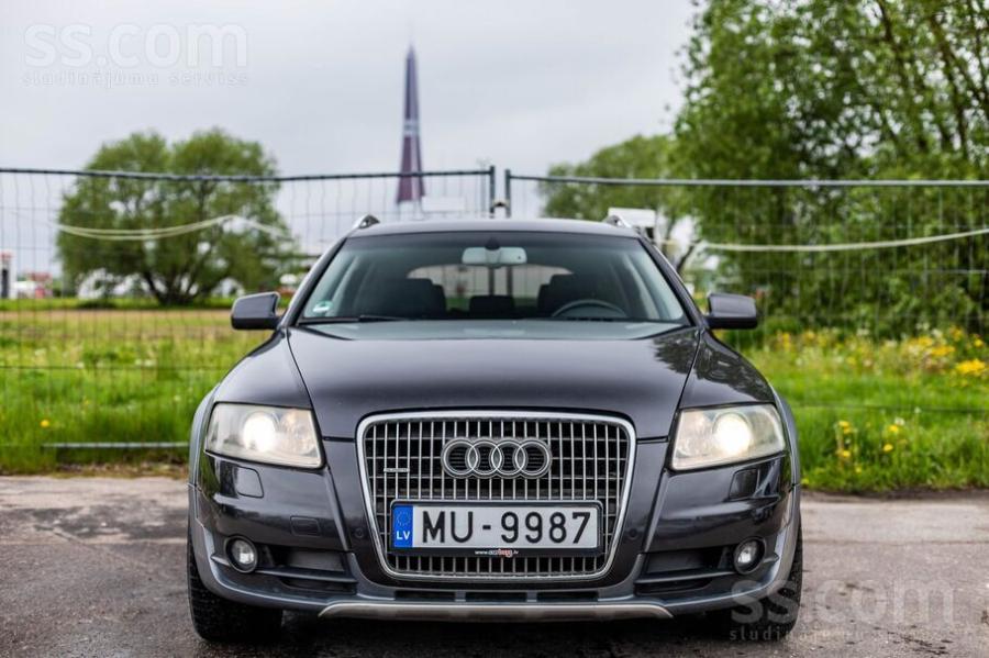 Black Audi Allroad 2007 in Riga, with an engine capacity of 3.00 L and mileage of 407 thousand km for 4490 €, photo 4 on AUTOMOTO.COM.LV