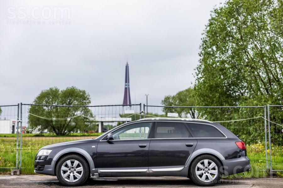 Black Audi Allroad 2007 in Riga, with an engine capacity of 3.00 L and mileage of 407 thousand km for 4490 €, photo 5 on AUTOMOTO.COM.LV
