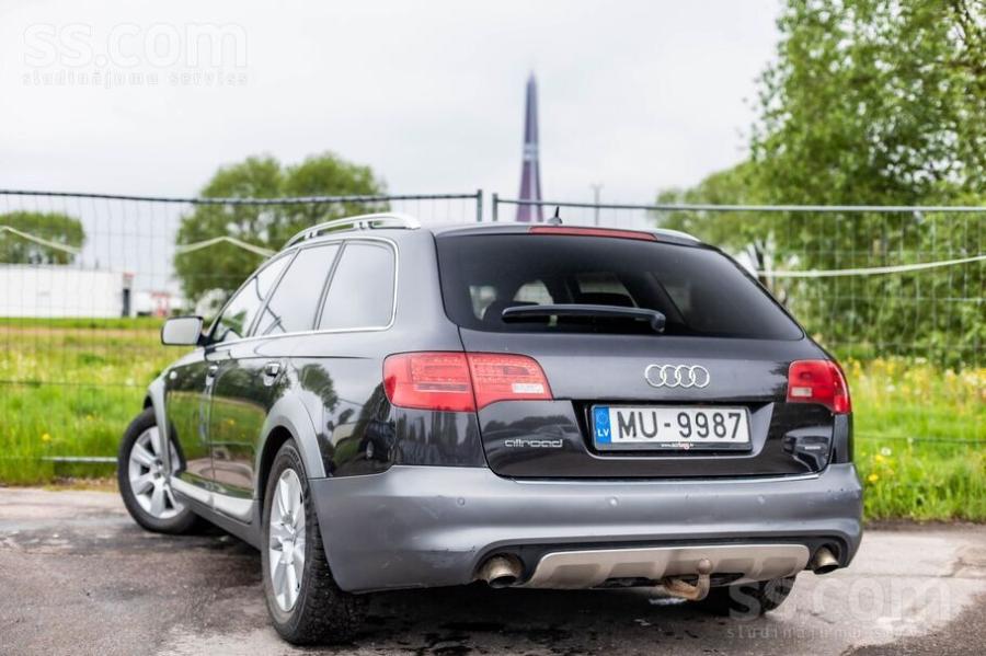 Black Audi Allroad 2007 in Riga, with an engine capacity of 3.00 L and mileage of 407 thousand km for 4490 €, photo 7 on AUTOMOTO.COM.LV
