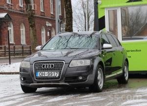 Melns Audi Allroad 2007 Rēzekne, ar dzinēja tilpumu 3.00 L un nobraukumu 350 tūkst. km par 4495 €, foto  vietnē AUTOMOTO.COM.LV
